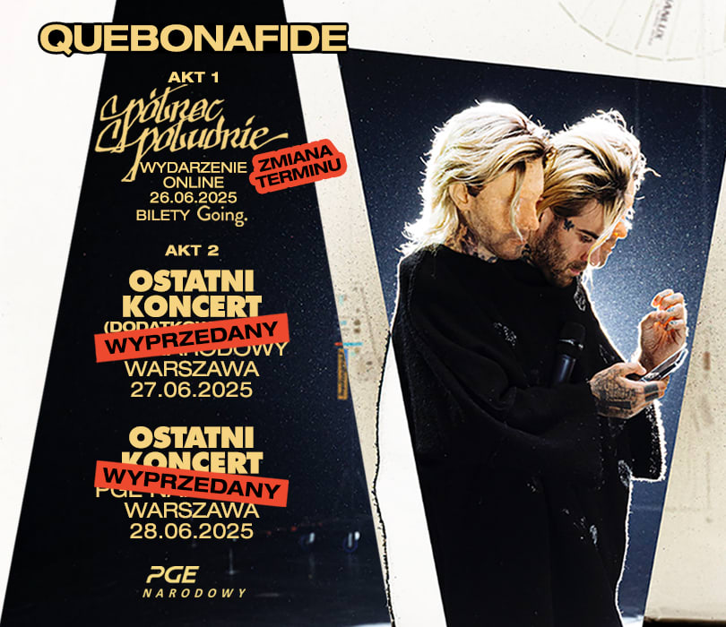 QUEBONAFIDE | AKT II - OSTATNI KONCERT (DODATKOWA DATA) | PGE NARODOWY ...